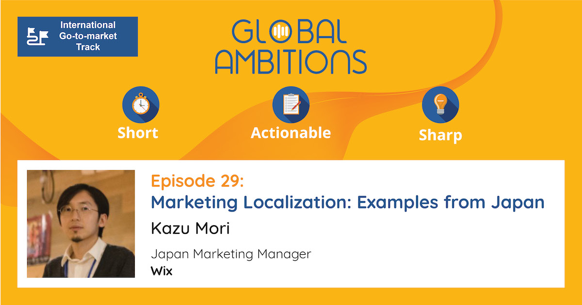 Marketing Localization: Examples from Japan - Global Ambitions